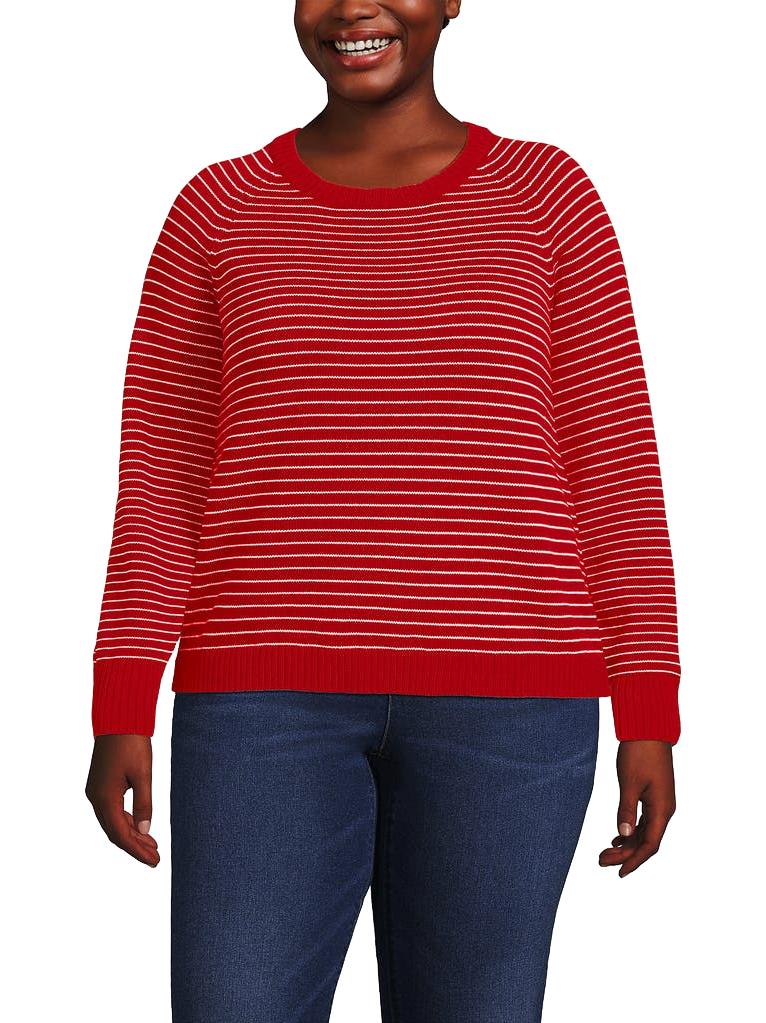 RALPH LAUREN Ralph Lauren Stretch Cotton Boatneck Tee with Monogram